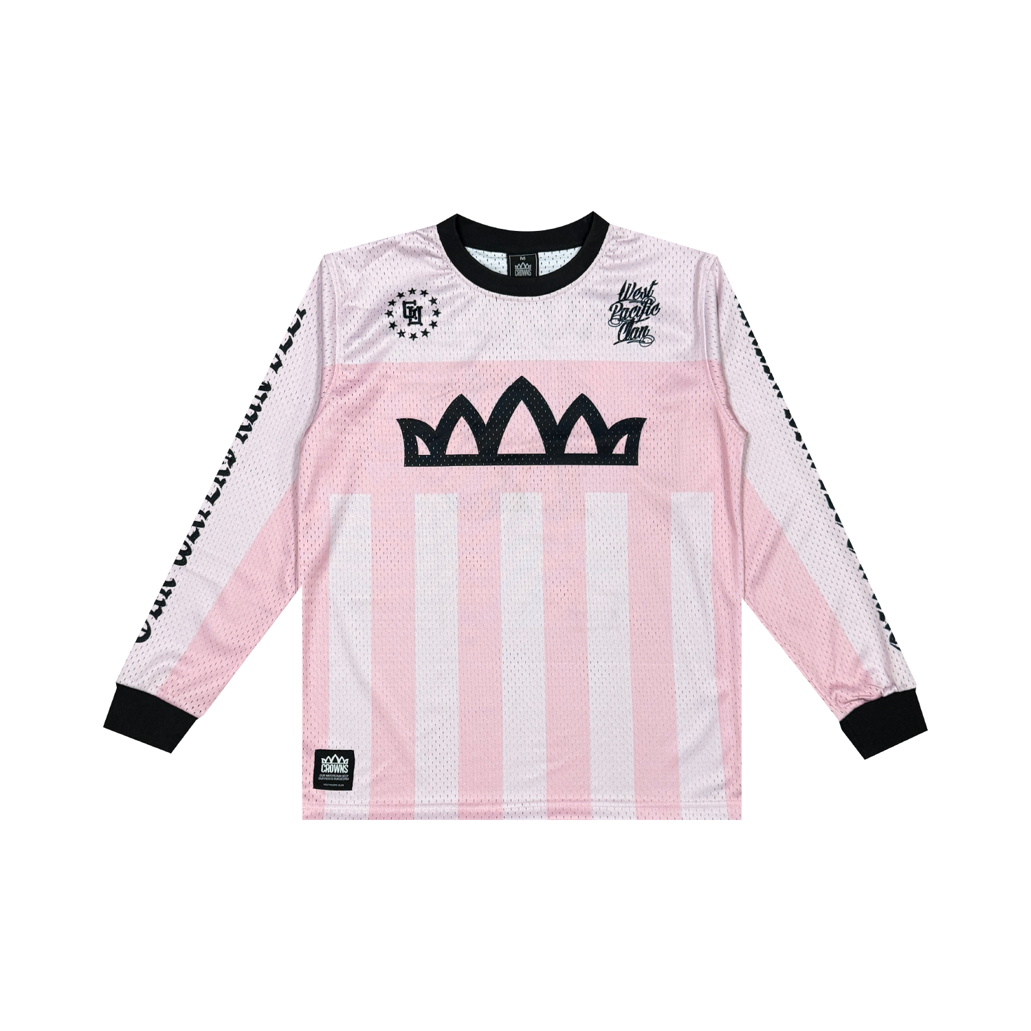 Mesh FC Long-sleeve Soccer Jersey - Millennial Pink – Crowns Guam