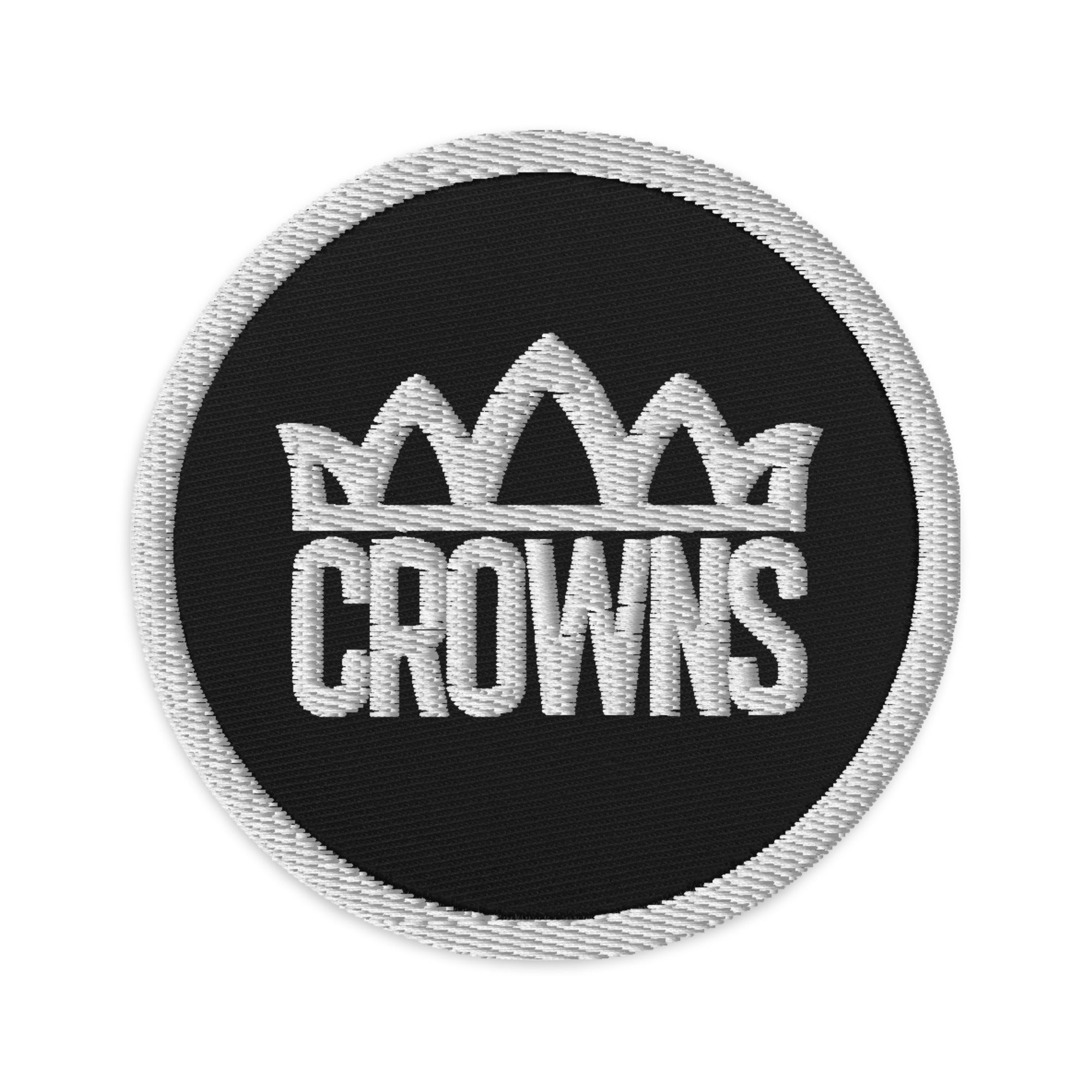 Crowns Embroidered patch (Made to Order) – Crowns Guam
